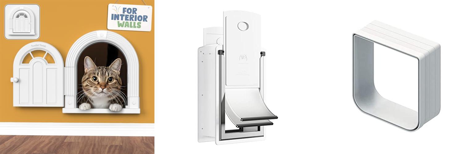 Top 5 Cat Doors for Interior Walls: Reviews & Buying Guide - AnimalsPick