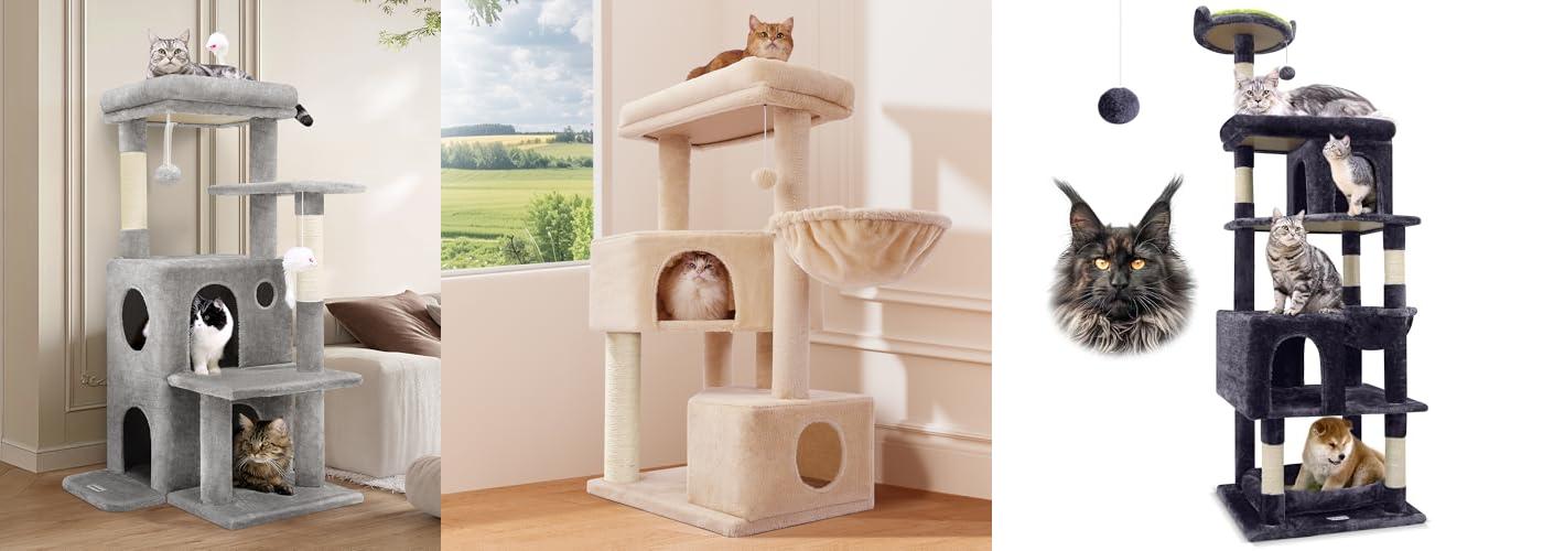 Top 5 Cat Towers For Large Cats: Reviews & Buyer's Guide - AnimalsPick