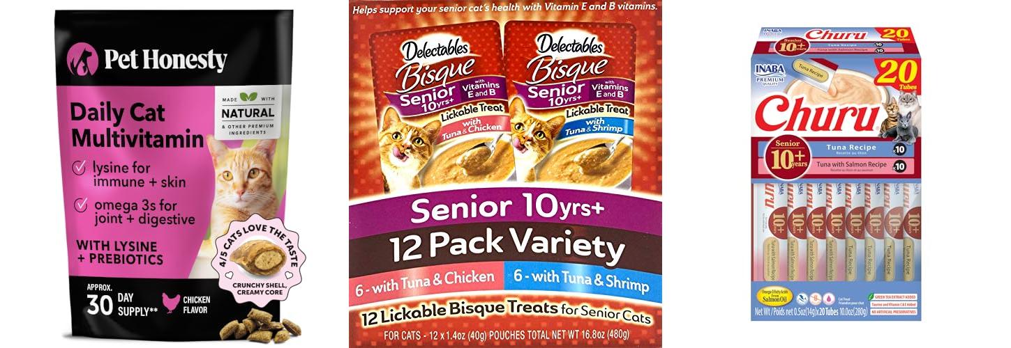 Top 5 Best Cat Treats for Senior Cats: Reviews & Buying Guide - AnimalsPick