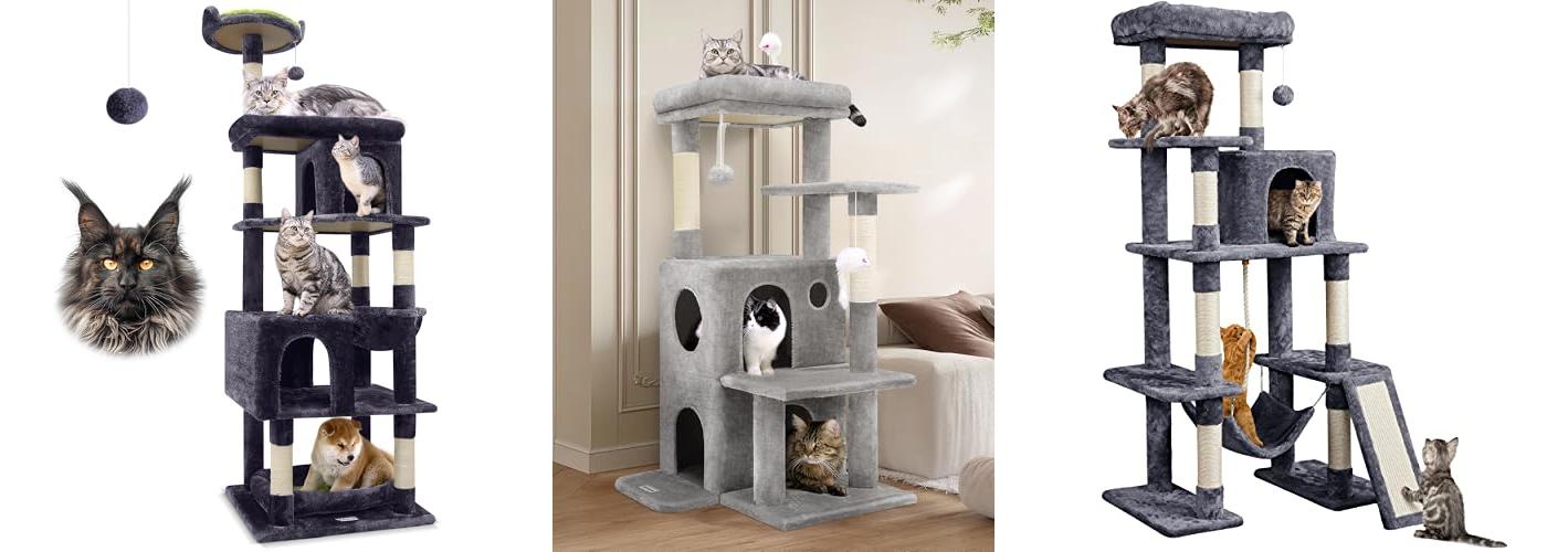 Top 5 Cat Trees For Large Felines: Reviews & Buying Guide - AnimalsPick