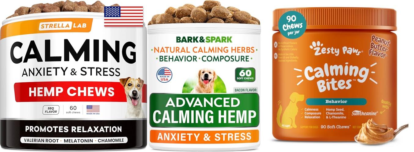 Top 5 Dog Anxiety Chews: Reviews & Calming Treatment Guide - AnimalsPick