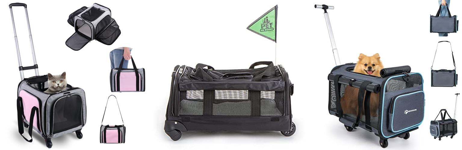 Top 5 Dog Carriers With Wheels: Rolling Comfort for Your Pup - AnimalsPick