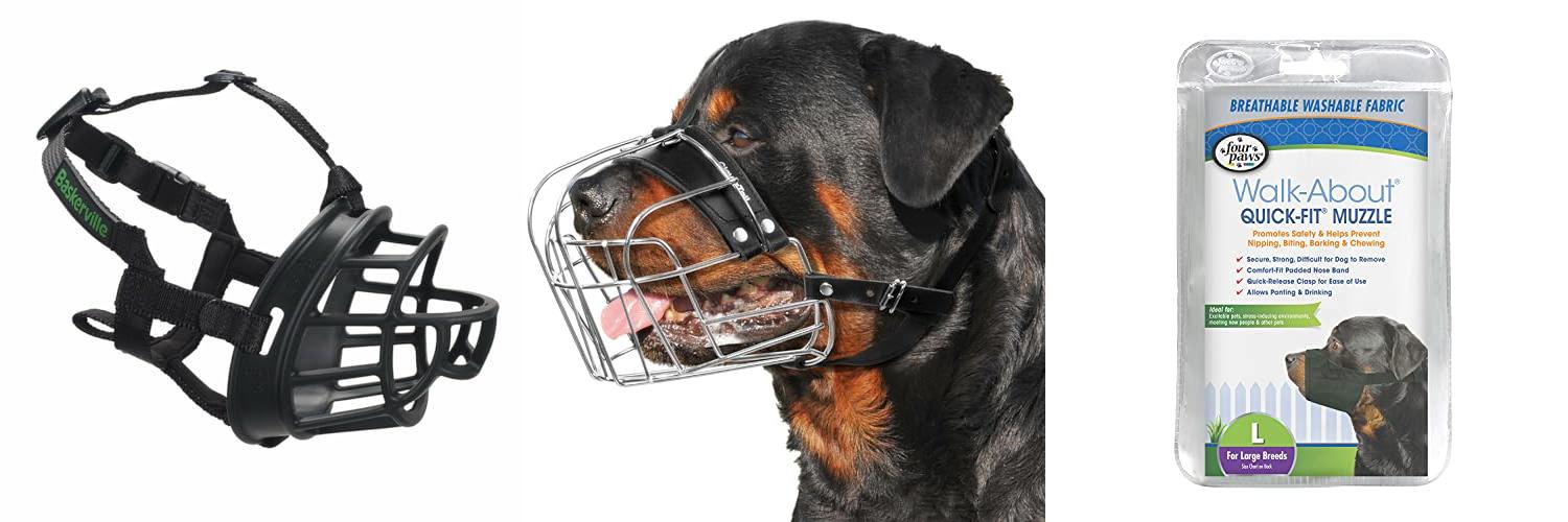 Top 5 Dog Muzzles for Rottweilers: Safety, Comfort & Reviews - AnimalsPick