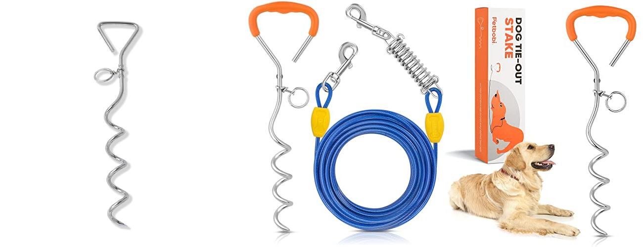 Top 5 Dog Stake Tie Outs: Reviews & Buyer's Guide for Safety - AnimalsPick