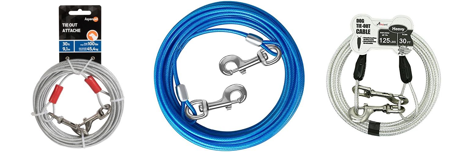 Top 5 Dog Tie Out Cables: Reviews & Safety Guide for Your Pup - AnimalsPick