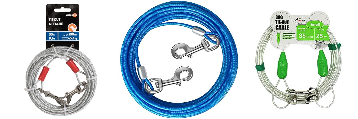 Top 5 Dog Tie Out Cables: Reviews & Buying Guide for Your Pup - AnimalsPick