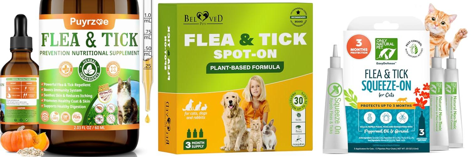 Top 5 Natural Cat Flea Treatments: Reviews & Buyer's Guide - AnimalsPick