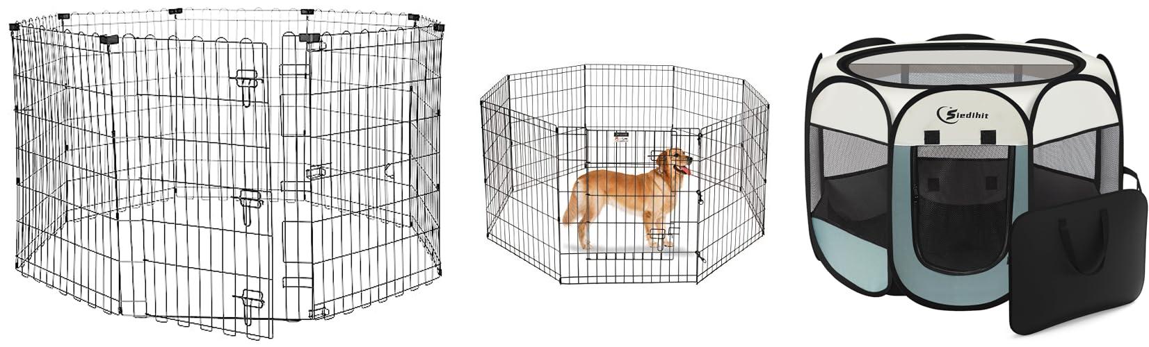 Top 5 Portable Dog Pens: Review & Buying Guide for Safety - AnimalsPick