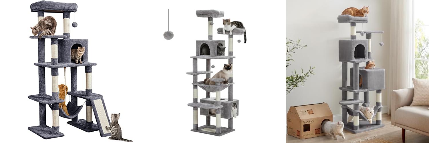 Top 5 Tall Cat Trees: Reviews & Buying Guide for Feline Fun! - AnimalsPick