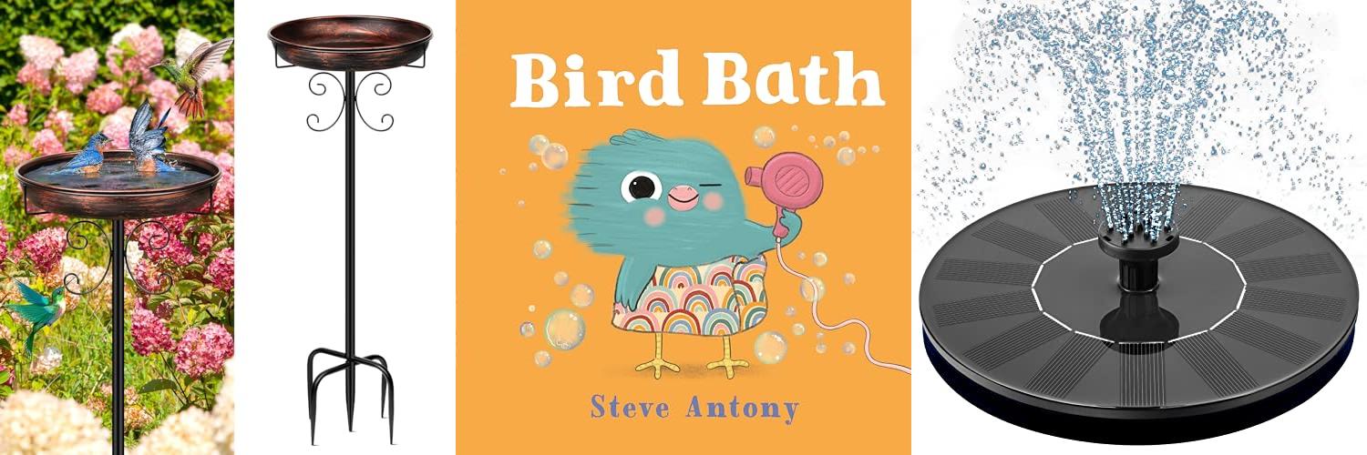 Top 5 Bird Baths: Happy Birds Guaranteed Review - AnimalsPick