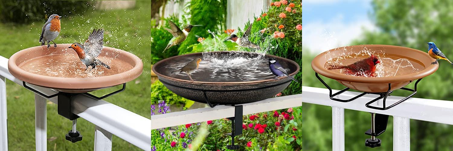 Best Deck Mounted Bird Bath - Top 5 Picks & Review - AnimalsPick