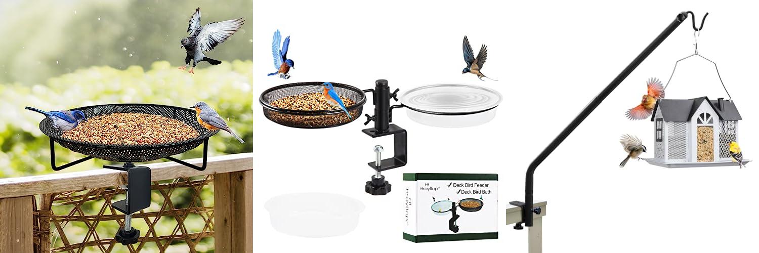 Top 5 Deck Mounted Bird Feeders: Best Picks Reviewed - AnimalsPick