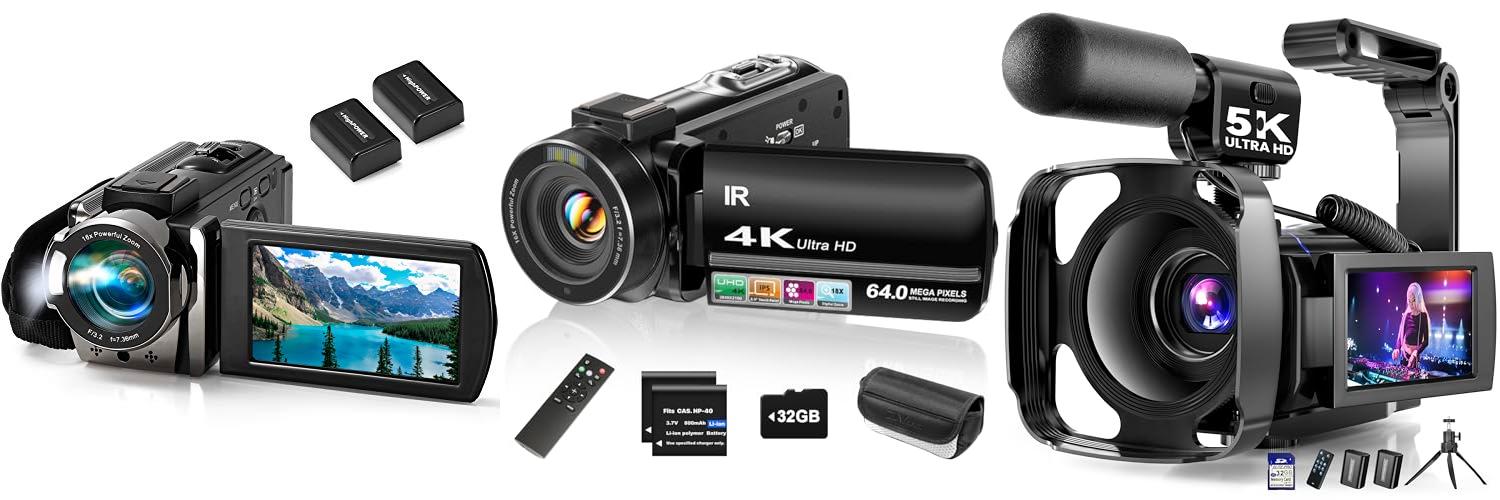 Top 5 Camcorders For Beginners: Your First Video Guide - AnimalsPick