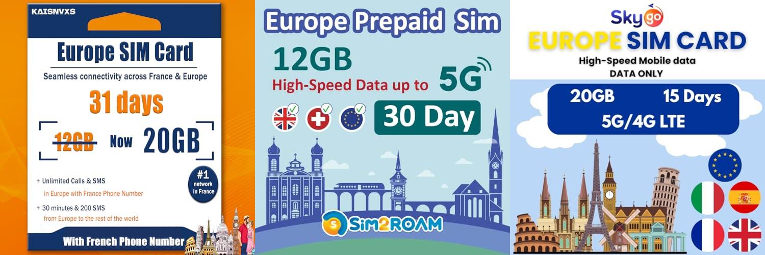 Top 5 Sim Cards for Europe: Your Travel Guide - AnimalsPick